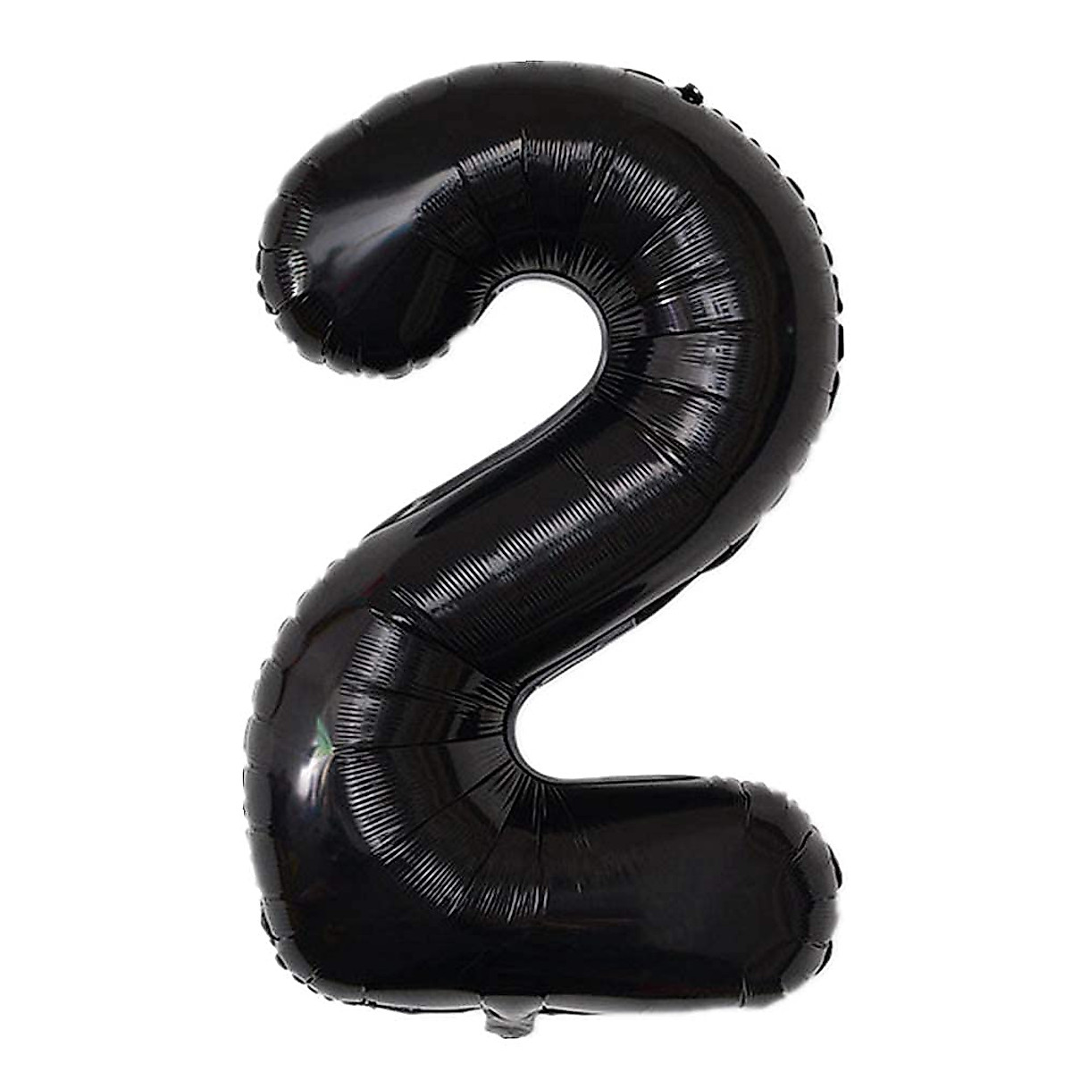 40 Inch Large Foil Helium Number Balloon Birthday Wedding Party 0-9 (Black, 2)