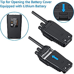 Walkie Talkies,eSynic 4Pcs Professional Rechargeable Walkie Talkies Long Range 2 Way Radio Handheld Radio Walkie Talkies for Adults Supports VOX 16CH with LED Light Original Earpieces for Camping etc