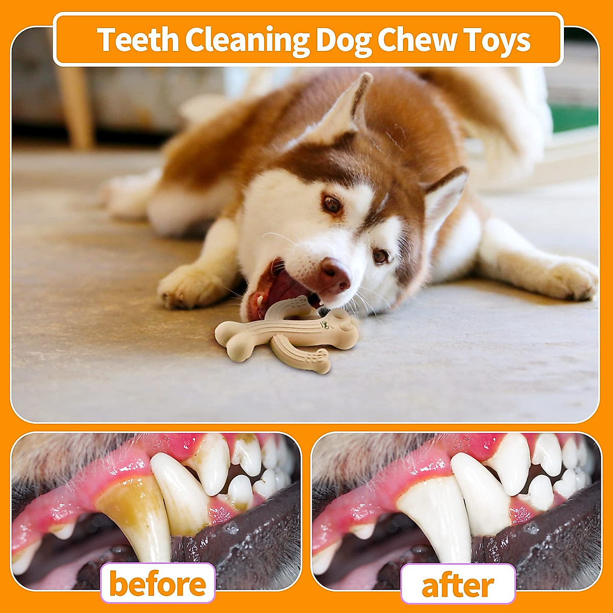 Dog Toys, Durable Rubber Cactus Dog Toy for Aggressive Chewers, Tough Rubber Dental Chew Dog Toys Interactive Dog Toys for Large Medium Small Breed, Biodegradable Materials