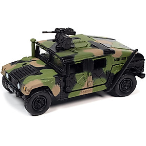 4-CT Armored Fastback M1025 HMMWV Armament Carrier Camo Wheeled Warriors Ltd Ed to 4280 pcs 1/64 Diecast Model Johnny Lightning JLML006-JLSP198 A