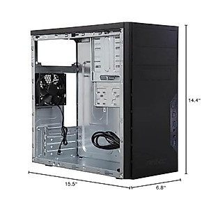 Antec VSK3000E-U3_US SGCC Steel Black Mini Tower Case, Micro ATX