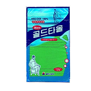 GOLDSANGSA-Korean Exfoliating Towel Washcloth Mitts (Large 10pcs)/Korean Italy Towel Skincare Exfoliating Scrub Bath Cloth Remove Dead Skin