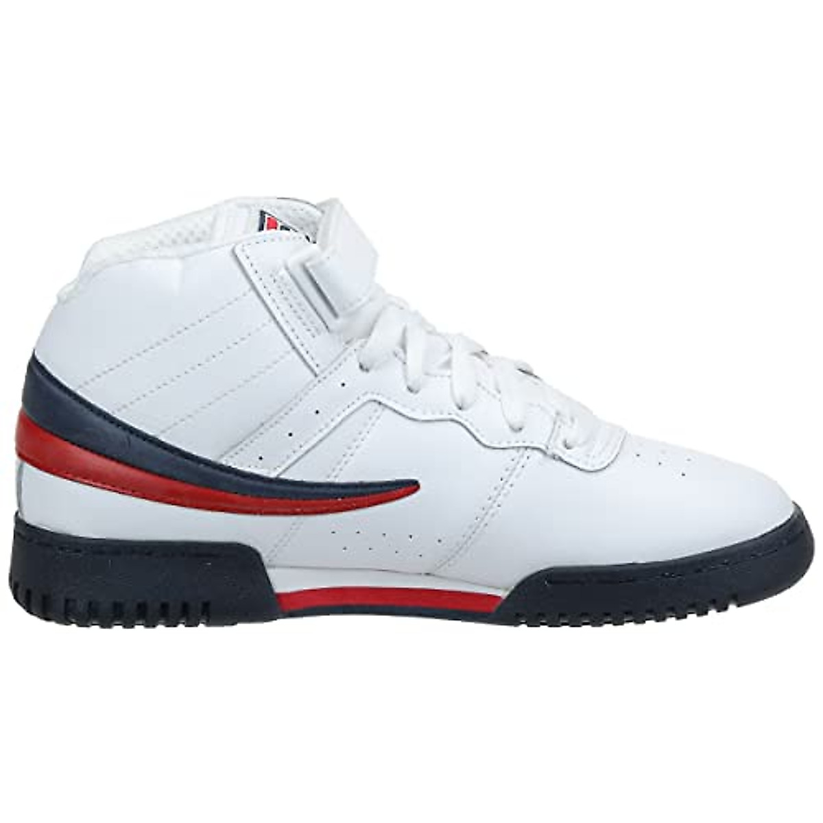 Fila womens Fila F-13 Big Kids Sneaker, White/Navy/Red, 5.5 Big Kid US