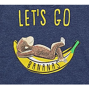 Curious George Infant Baby Boys 2 Pack Graphic T-Shirts Gray/Blue 18 Months