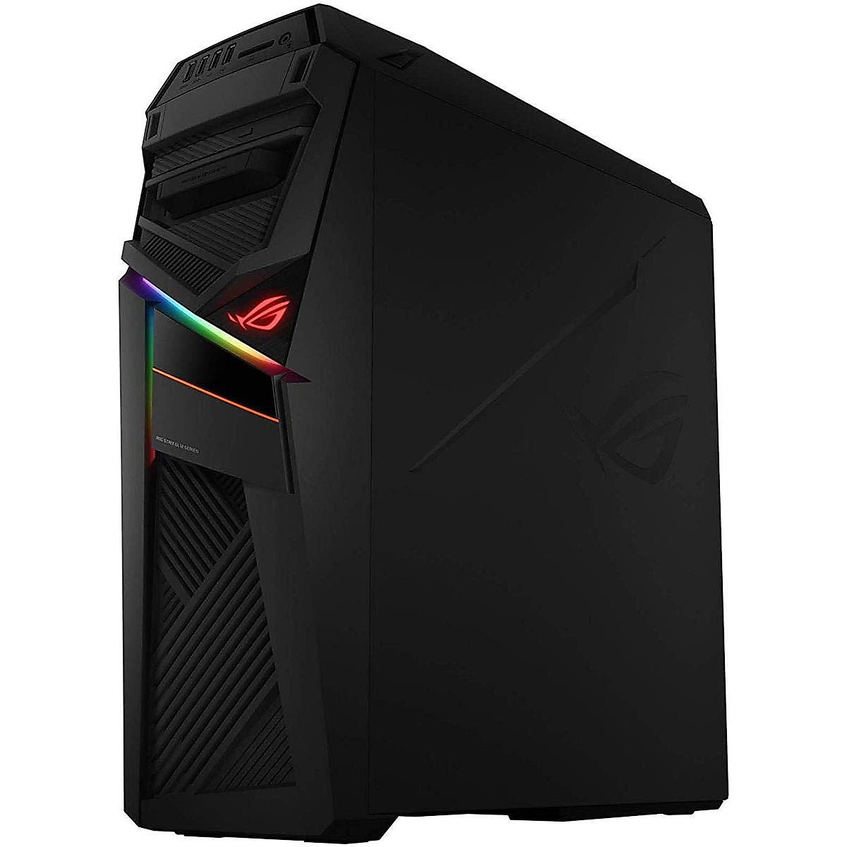 Asus ROG Strix GL12 Gaming Desktop, Overclocked 9th Gen Intel Core i7-9700K, NVIDIA GeForce RTX 2080 8GB, 16GB DDR4 RAM, 256GB PCIe Nvme SSD + 2TB HDD, Windows 10 - GL12CX-DH781, Black/Grey