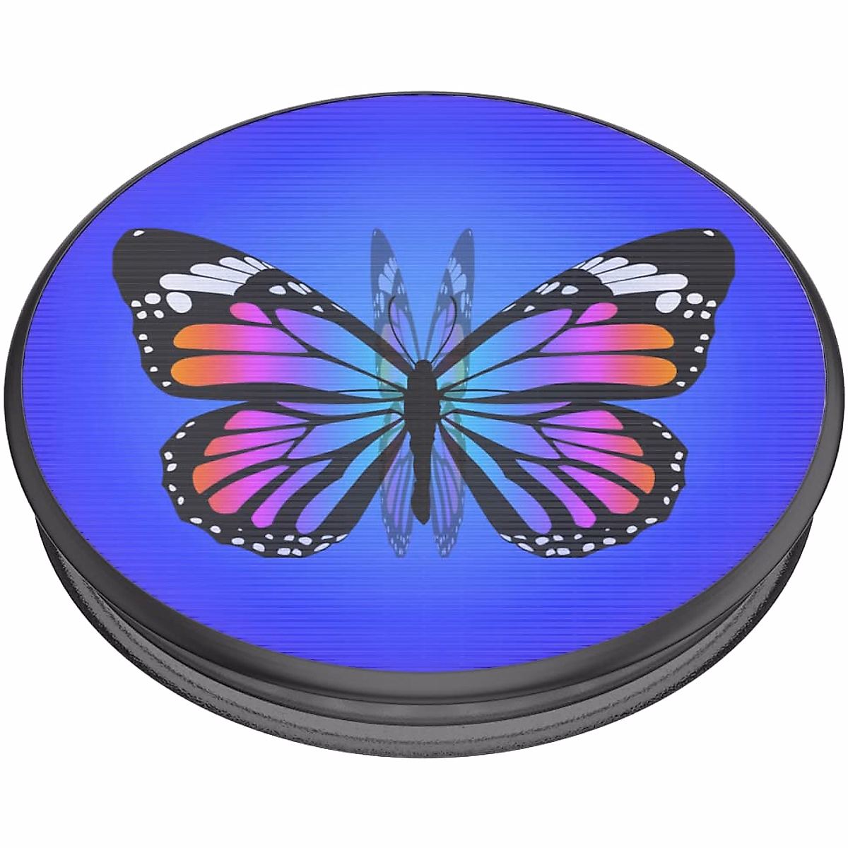 PopSockets PopTop (Top only. Base Sold Separately) Swappable Top for PopSockets Phone Grip Base, Playful PopTop - Lenticular Flutterfly