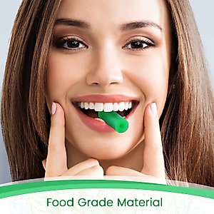 Aligner Chewies for Invisalign Aligners - Mint Scented (20Pcs Chewies) and 2 Aligner Removal Tools