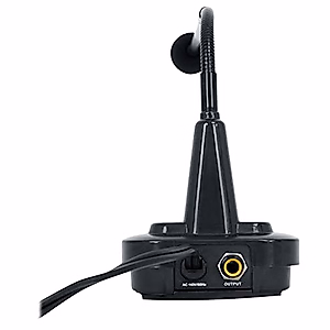 Rockville CH-MIC70 Push to Talk Commercial Gooseneck Paging Microphone w/Chimes