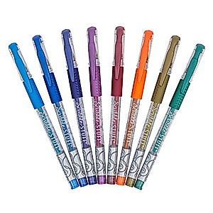 Mega Brand Writing Instruments - Scribble Stuff 8 Count Gel Pens Metallic