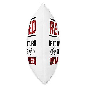 Lawn Bowls Retirement & Lawn Bowls Accessories Funny Lawn Bowling Green & Funny Retirement Throw Pillow, 16x16, Multicolor