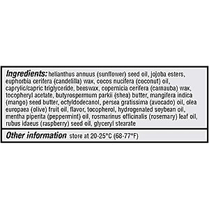 ChapStick Total Hydration Essential Oils Peace Lip Balm, Rosemary + Peppermint Lip Balm Tube, Lip Care - 0.12 Oz