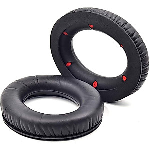 Cloud Revolver Ear Pads, Replacement Ear Cushion Earpads Cups Muffs Protein Leather Foam Pillow Cover Repair Parts for Kingston HyperX Cloud Revolver/Revolver S Gaming Headsets - Black