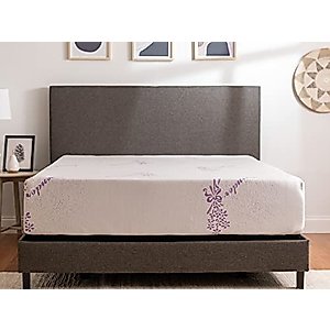 Tulo by Mattress Firm | 12 INCH Memory Foam Lavender Mattress | Pain-REDUCING Pressure Relief | Queen Size