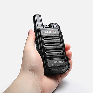 Radioddity GM-N1 GMRS Radio Handheld, Noise Canceling Long Range Two Way Radio for Adults, with 30 Channels 3000mAh Rechargeable Battery, Privacy Code, VOX for Camping, Offroad (2 Packs)