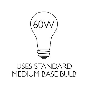 Design House 588707-BGD Hayward Modern Classic 1-Light Indoor/Outdoor Dimmable Wall Light with Open Bottom Black and Gold Frame, Black and GOL