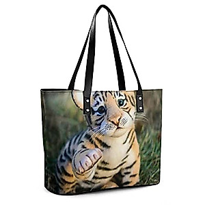 Womens Handbag Cat Leather Tote Bag Top Handle Satchel Bags For Lady