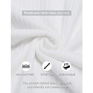 COOFANDY Men's 2 Pack Muscle T Shirts Stretch Short Sleeve V Neck Bodybuilding Workout Tee Shirts