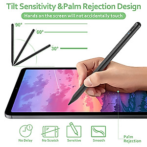 Stylus Pen for iPad,Ipad Pencil 2nd Generation,Apple Pencil,Smart Touch Switch,Compatible with(2018-2023) Magnetic iPad 6-10,iPad Mini 5/6,iPad Air 3-5,iPad Pro 11"/12.9"