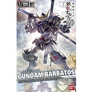 Bandai Hobby Orphans Gundam Barbatos Gundam Iron-Blooded Orphans Action Figure (1/100 Scale)