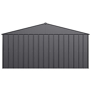 Arrow Classic Metal Shed, 14 x 14, Charcoal