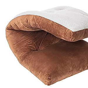 JAMPAYANG Bench Cushion, Non-Slip Tufted Bench Cushions for Swing, Shoe Storage, Window Seat (36"x14", Coffee)