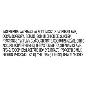 Suave Essentials Gentle Body Wash Milk & Honey 6 Count With A Sweet Oil Blend Essence Infused With Vitamin E & Honey Extract 18 Oz