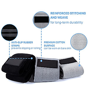 Uten Resistance Bands for Women and Man, Non-Slip Booty Bands for Legs and Butt, 3 Levels Workout Bands Exercise Bands Glute Bands Elastic Bands for Home Fitness, Yoga, Pilates, Gym