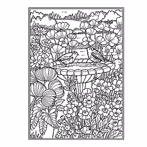 Creative Haven Country Gardens Coloring Book (Adult Coloring Books: In The Country)