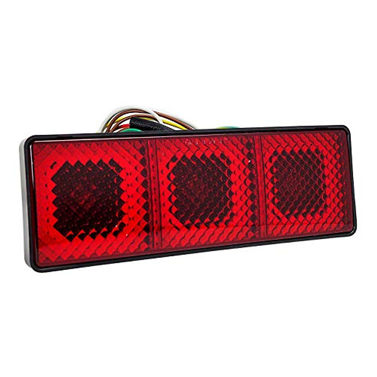 Bully CR-007XL Black Finish ABS Plastic Universal Fit Truck Extra Large LED Brake Light Hitch Cover Fits 2" Hitch Receivers for Trucks from Chevy (Chevrolet), Ford, Toyota, GMC, Dodge RAM, Jeep