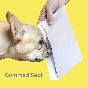 500 #8 Gummed Double Window Security Check Envelopes - Designed for QuickBooks Checks - Computer Printed Checks - Gummed Flap - 3 5/8 X 8 11/16