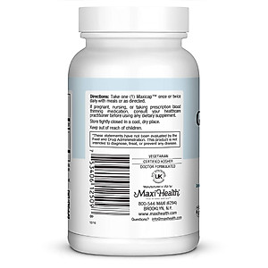 Maxi Health Ginkgo Biloba - Brain and Circulation Formula - 90 Capsules - Kosher (QGB)