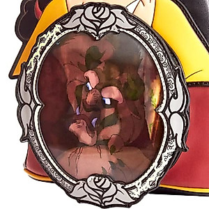 Loungefly Disney Villains Scene Gaston Womens Double Strap Shoulder Bag Purse