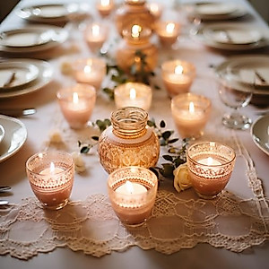 TRIRITE 24pcs 3in White Floating Candles for Centerpieces, Unscented Floating Water Candles for Dinner Candle, Cotton Wick Candlefloating for Wedding & Party Accessory (3in,24pcs)