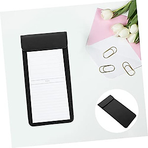 3pcs Bill Folder Decorative folders Nurse notepads Decorative Paper Clips Novelty clipboard Checks Mini Pocket clipboard Clip Boards Business Agent Writing Board exam Paper Base a6 Cabilock