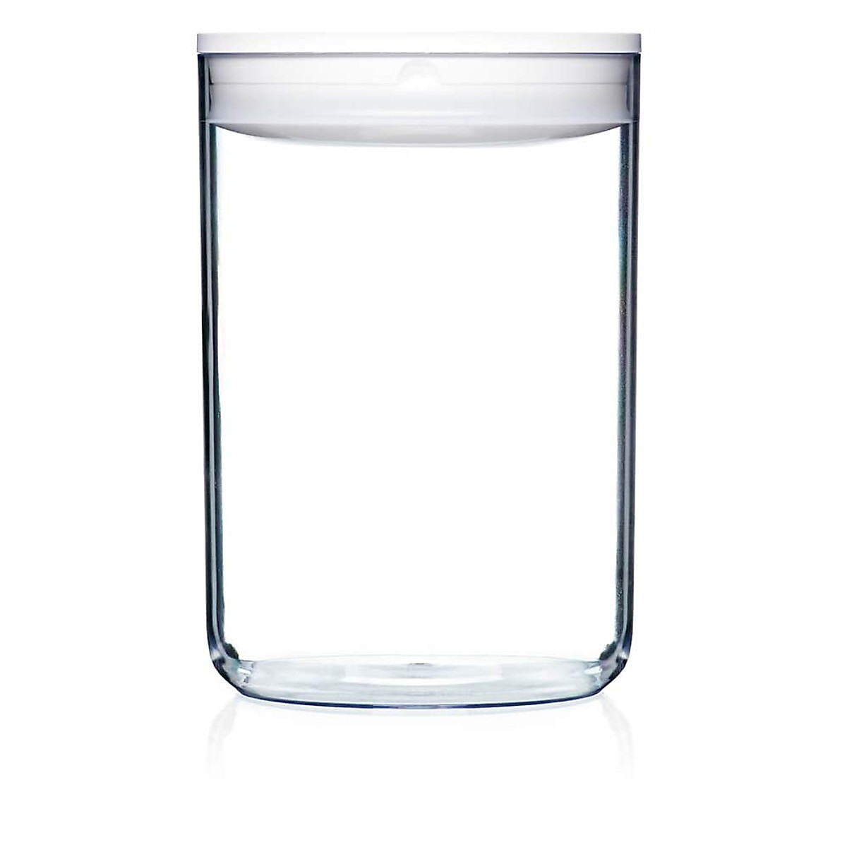 Click Clack Pantry Canister, 4.2-Quart, White Lid