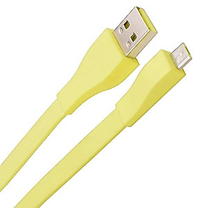 Toeasor Replacement Charger Cable Cord Compatible with Logitech UE Boom/UE Boom 2/ Megaboom/Miniboom/Roll Speaker (Yellow)