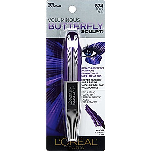 L'Oréal Paris Voluminous Butterfly Sculpt Washable Mascara, Black, 0.27 oz.