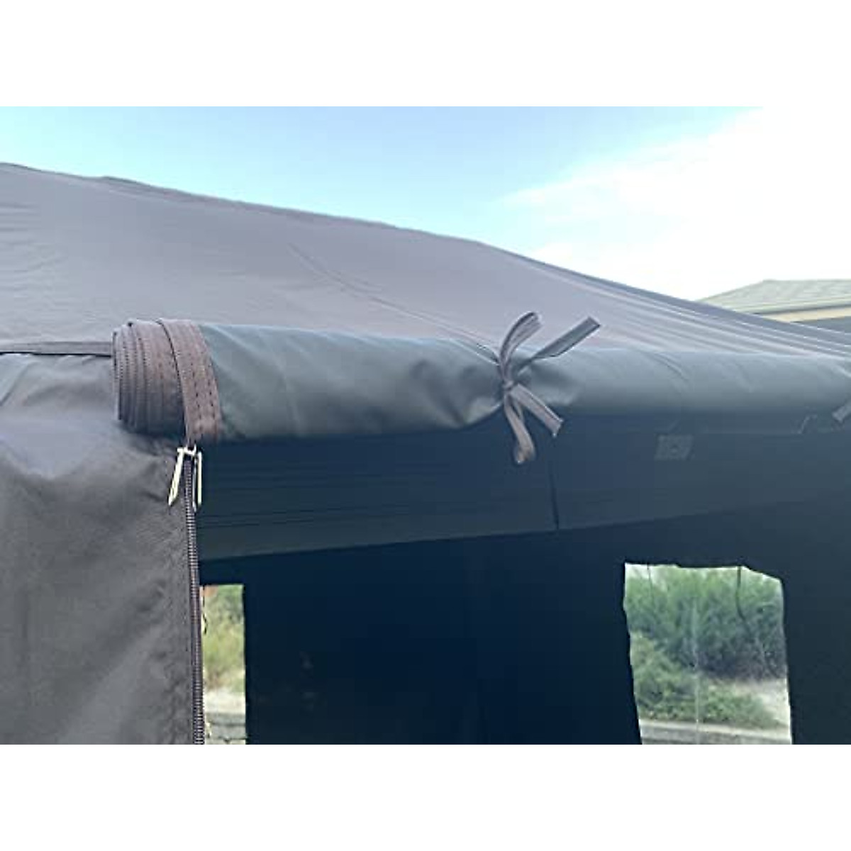 Grill Gazebo Winter Cover by Outdoor Casual - Fits 6'x8' Gazebo and Grill Gazebos