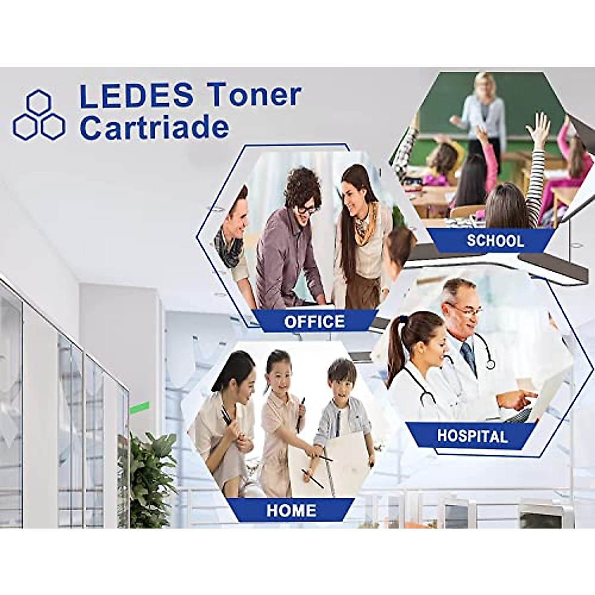 2 Pack TN760 TN730 High Yield Toner Cartridge Replacement with Smart Chip for Brother Compatible with MFC-2710DW HL-L2395DW DCP-L2550DW HL-L2370DW HL-L2690DW HL-L2390DW MFC-L2750DW,Black