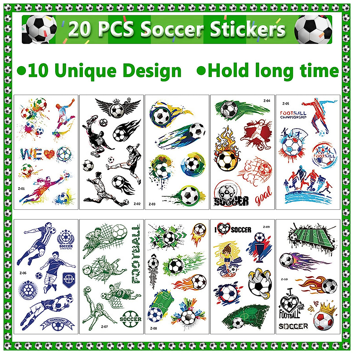 Soccer Party Favors Set 80 PCS Soccer Toys Whistle Fidget Spinner Silicone Bracelet Tattoo Stickers Eraser Keychains for Soccer Theme Birthday Party Goodie Bags Fillers Sports Party Supplies