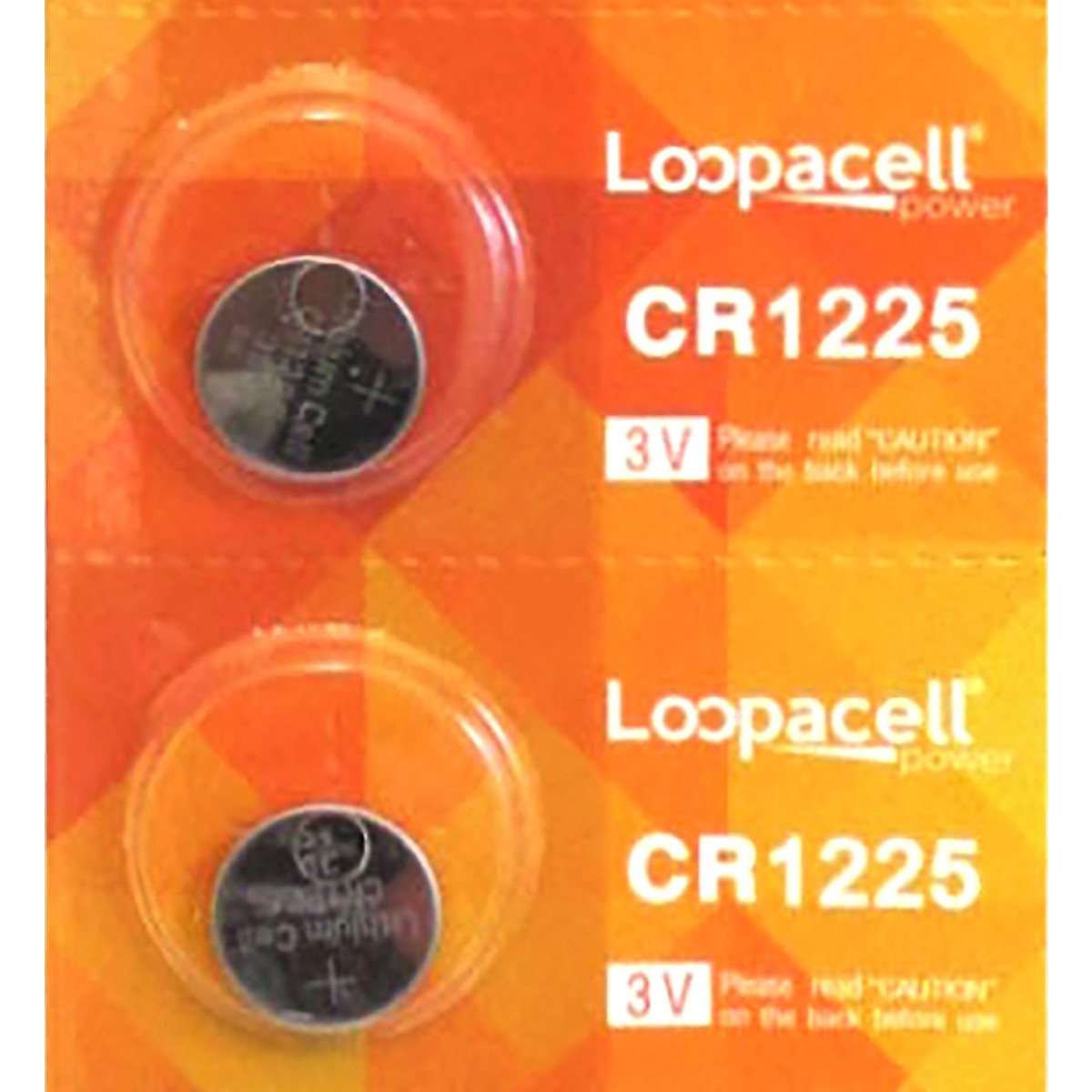 LOOPACELL CR1225 Thermometer Batteries 2 Pack