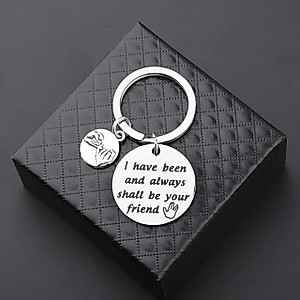 Lywjyb Birdgot TV Show Inspired Friendship Keychain I Have Been and Always Shall Be Your Friend TV Show Fans Gift(Always Shall Be Your Friend)