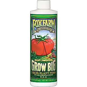 Fox Farm Starter Bundle | Big Bloom, Grow Big, Tiger Bloom (Pack of 3-16 oz. Bottles) | 12 Quart Ocean Forest Garden Potting Soil Bag | The Hydroponic City Stakes