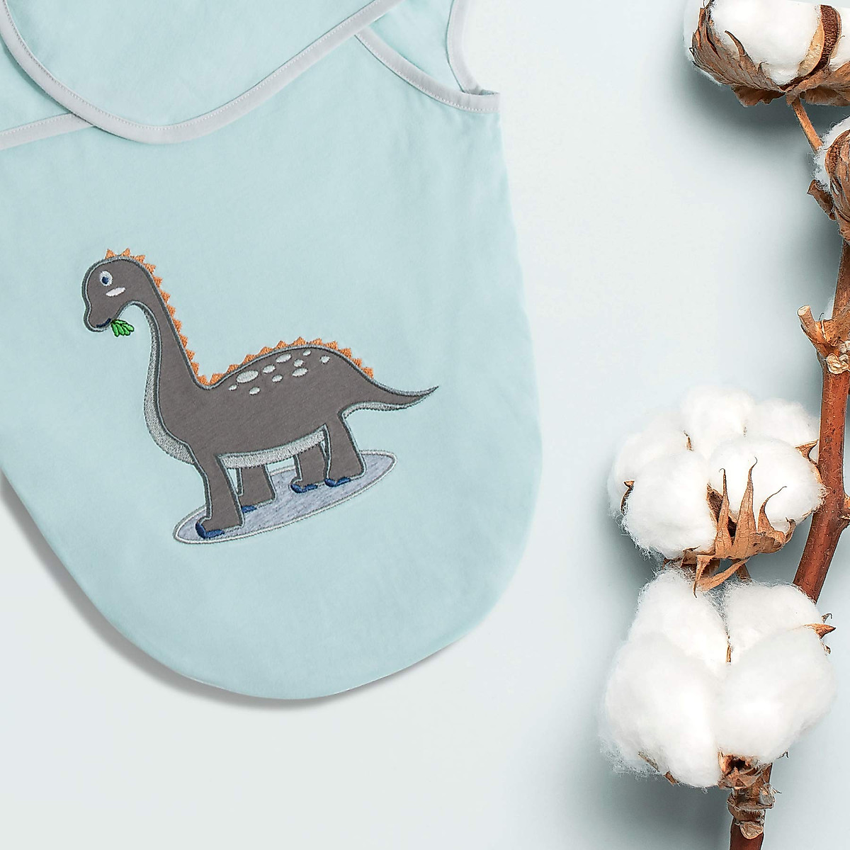 Bedsure Swaddle Blanket Baby Girl Boy, Easy Adjustable, 3 Pack Infant Sleep Sack Wrap Newborn Babies by Comfy Cubs (Small (0-3 Month) Blue White