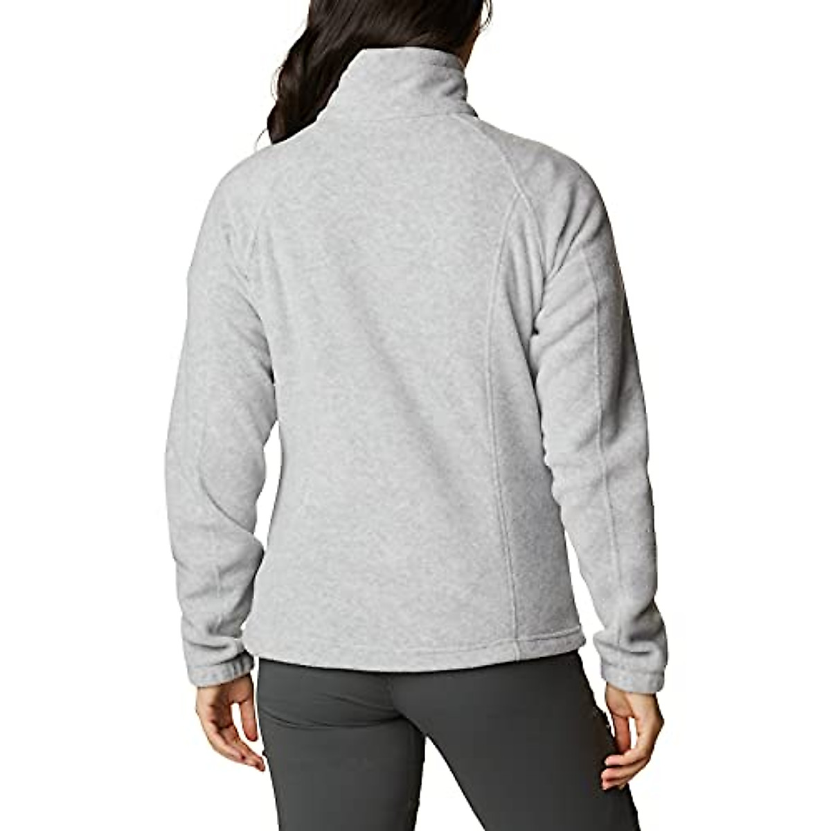 Columbia Women's Benton Springs Full Zip, Cirrus Grey Heather, Large