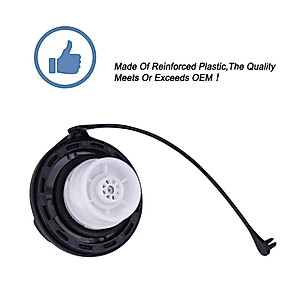 Fuel Tank Filler Cap,Gas Cap Compatible with Hyundai - Accent, Azera, Elantra, Elantra GT, Entourage, Equus, Genesis, Genesis Coupe, Santa Fe, Sonata, Tucson, Veloster ,Replace#31010-3L600, 310103L600