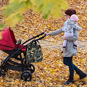 Custom Camo Diaper Bag for Men Women, Personalized Name Multifunction Green Camo Baby Boys & Girls Travel Backpack for Men,Hunting Camping Picnic Casual Baby Bag, New Dad Gifts