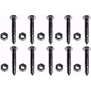 Replacement Snow Thrower Blower Shear Pins Bolts AM136890 51001500 510015 916 (10 Pack)