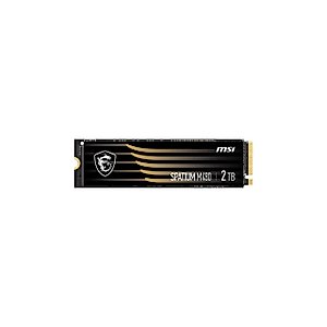 MSI SPATIUM M480 PCIe 4.0 NVMe M.2 2TB Internal SSD PCIe Gen4 NVMe 1.4 3D NAND 1400 TBW (SPATIUM M480 PCIe 4.0 NVMe M.2 2TB)