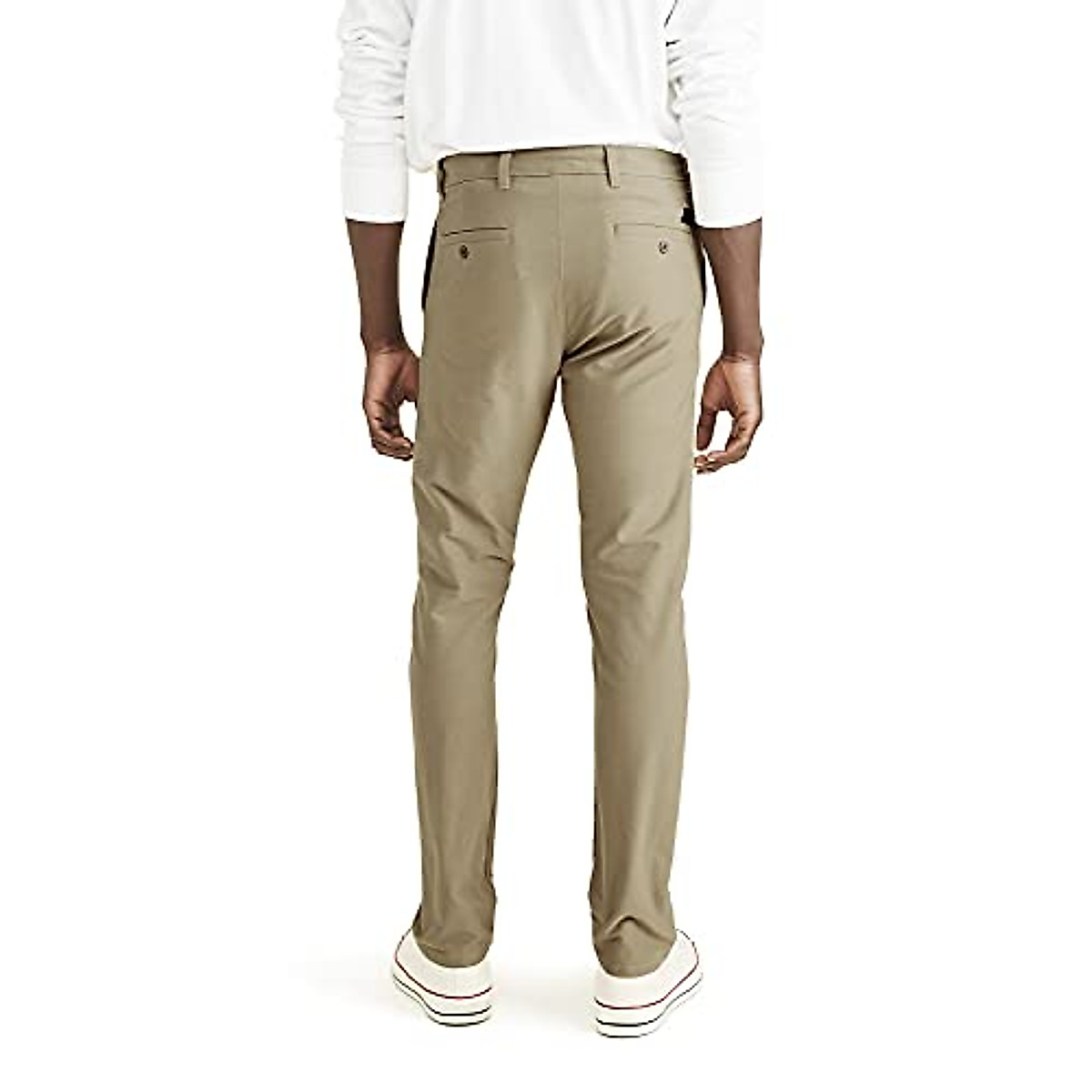 Dockers Men's Comfort Slim Fit Smart 360 Knit Pants, True Chino (Waterless), 32W x 32L